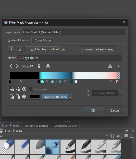 Is it possible to view and edit gradient map layer properties from a ...