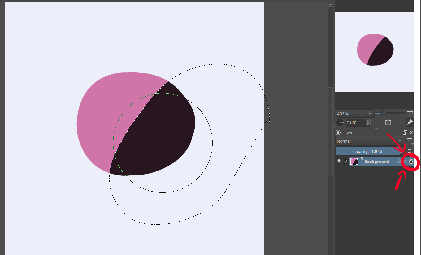 Change color from a selected drawing area - General Questions - Krita ...
