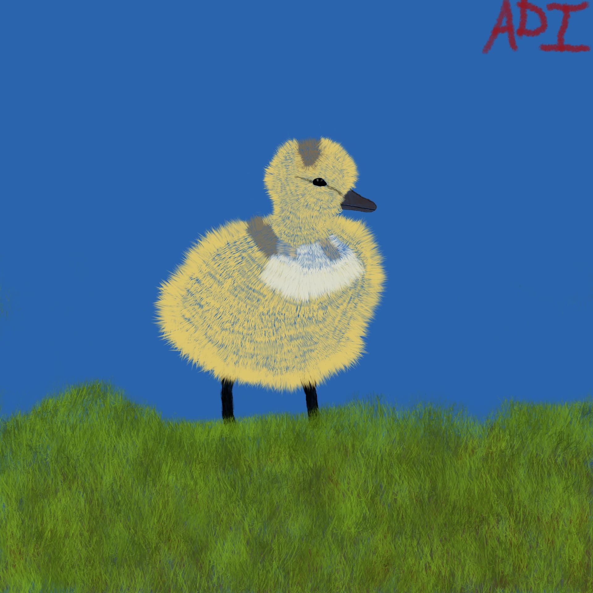 Finished Duckling Painting - Finished Artworks - Krita Artists