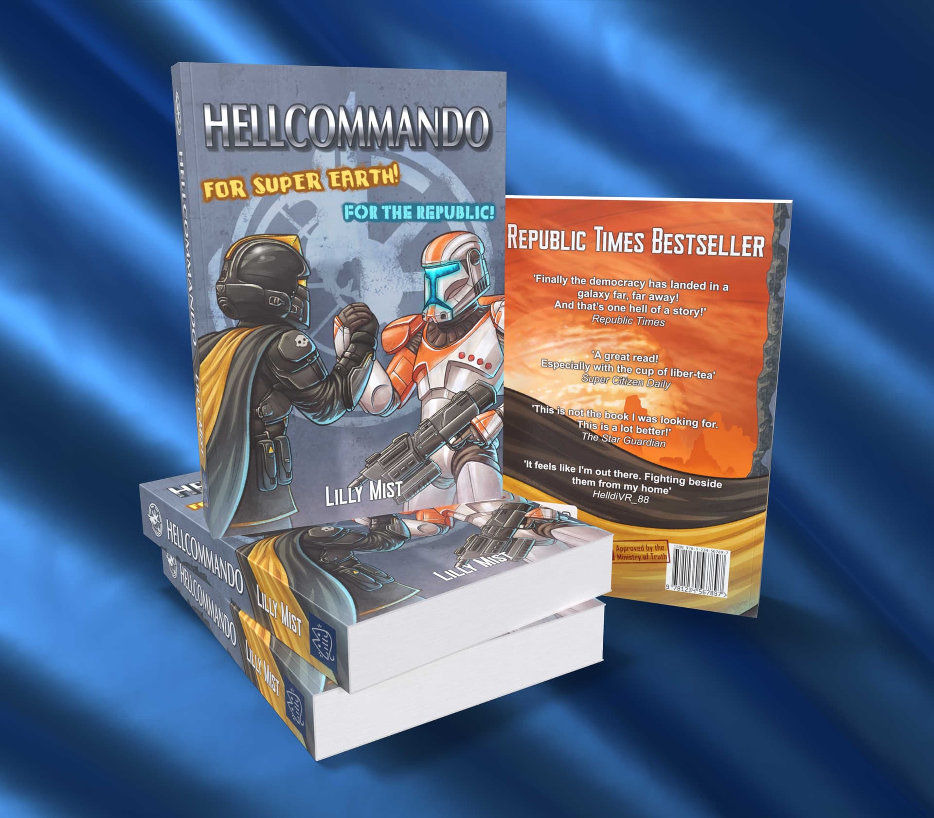 Hellcommando book cover design - Finished Artworks - Krita Artists