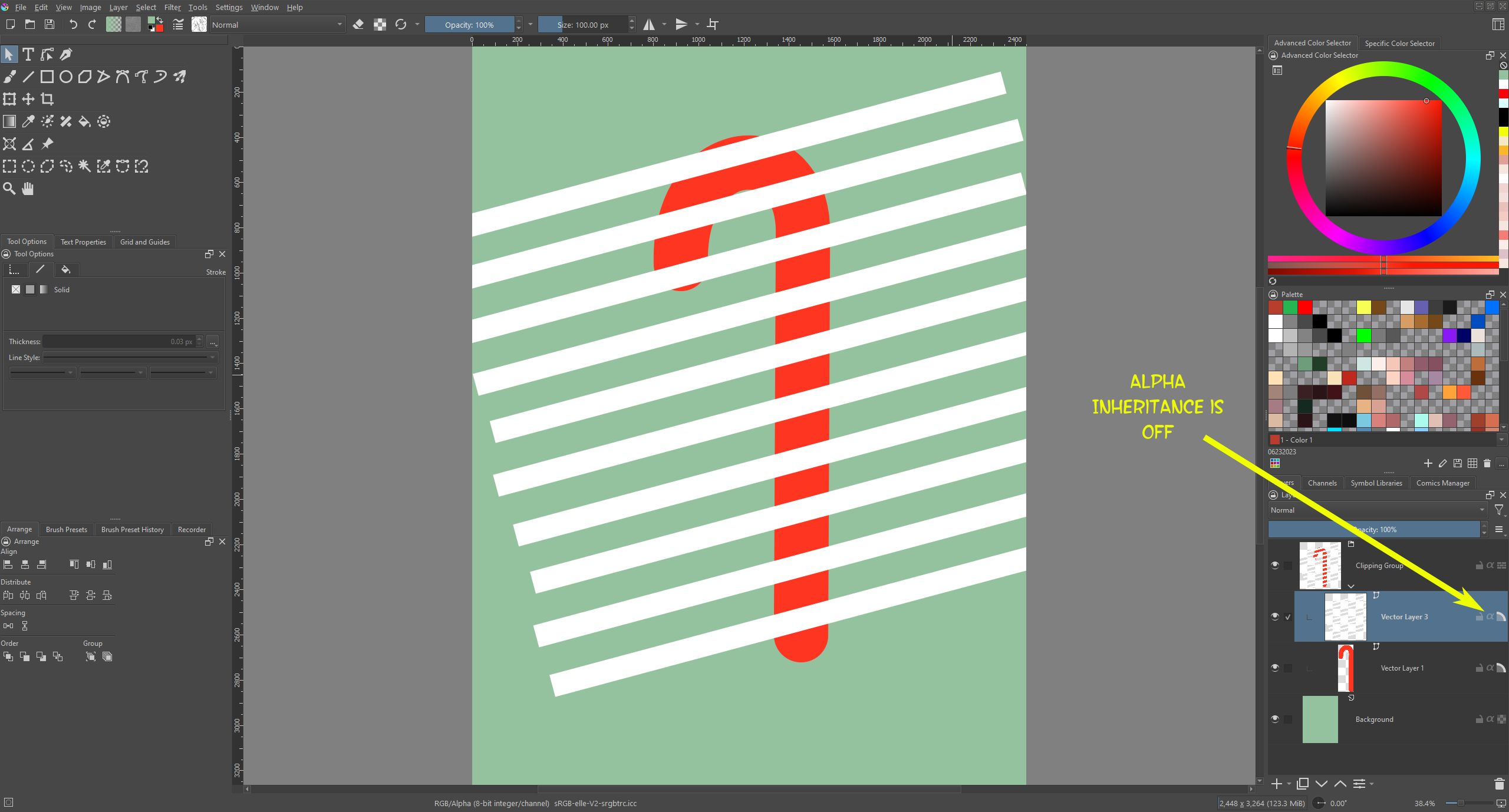 Regarding clipping mask - General Questions - Krita Artists