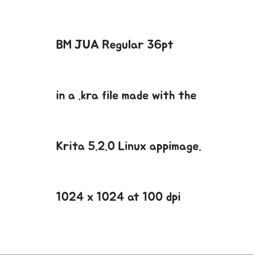 Issue with editing and display of some text fonts Krita 5.2 (macOS ...