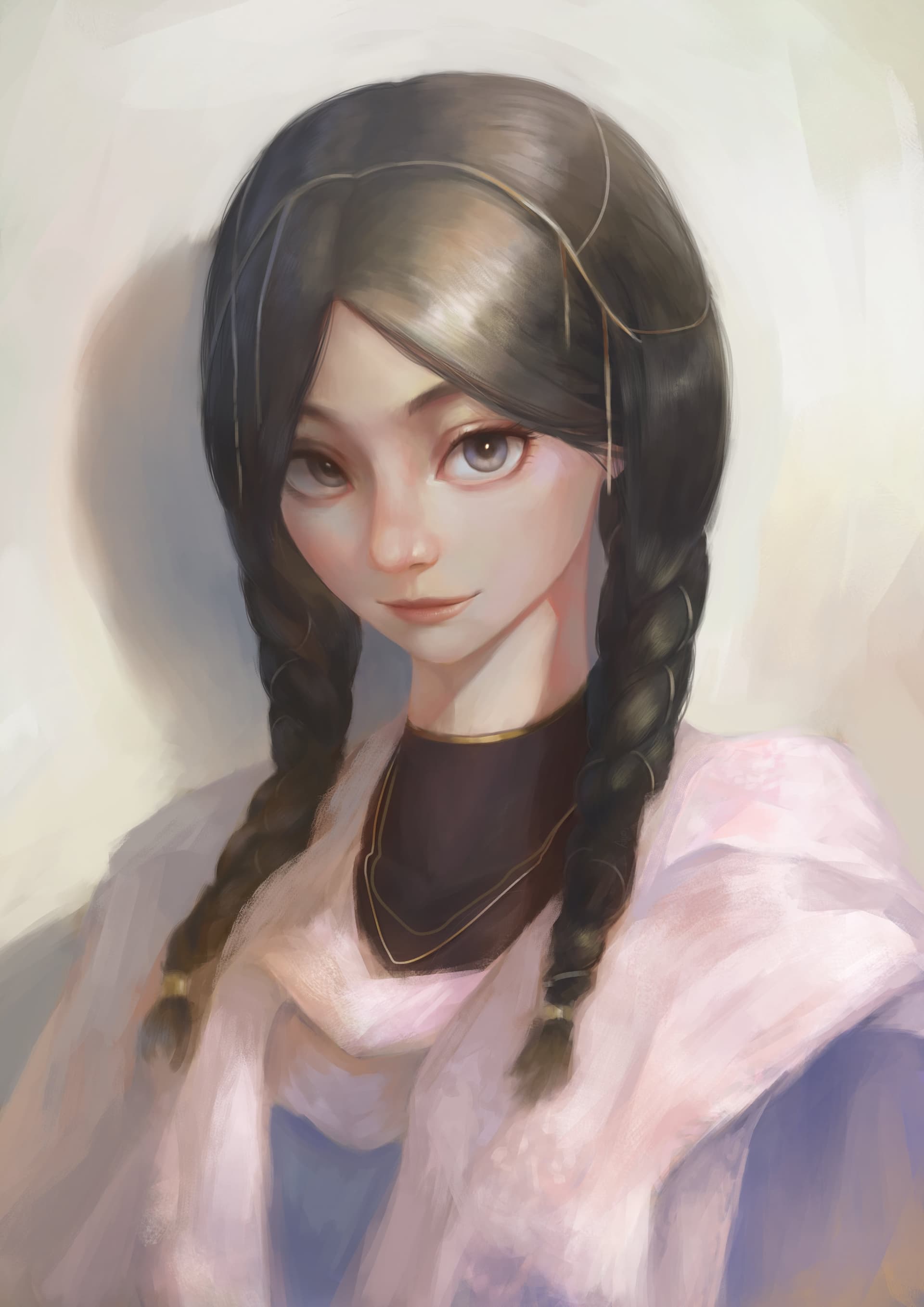 Semi-realistic Portrait 🐋 - Finished Artworks - Krita Artists