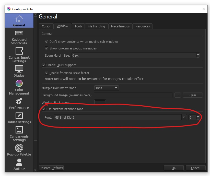 Krita Program Fonts Went Really Small - Basics & Interface - Krita Artists