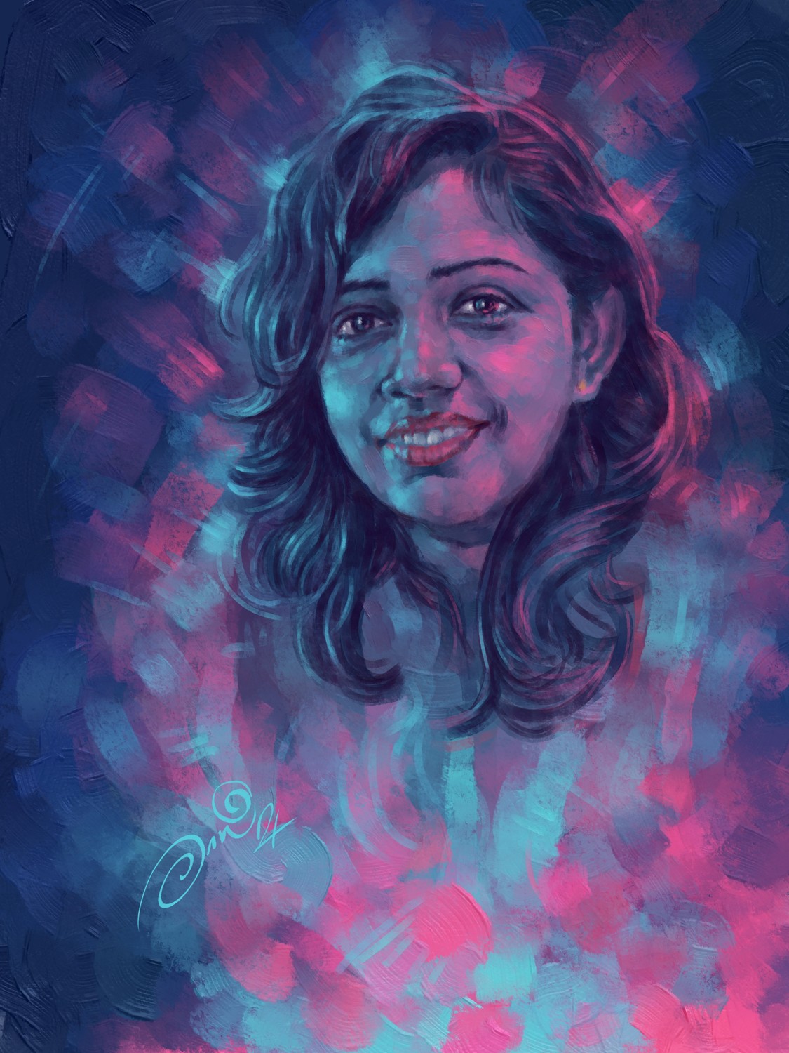 Soul portrait @ Anusha Krishna - Finished Artworks - Krita Artists