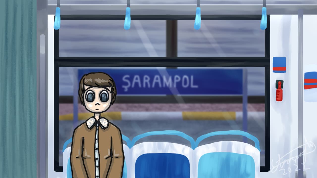 The Light Rail Train Ride - Finished Artworks - Krita Artists