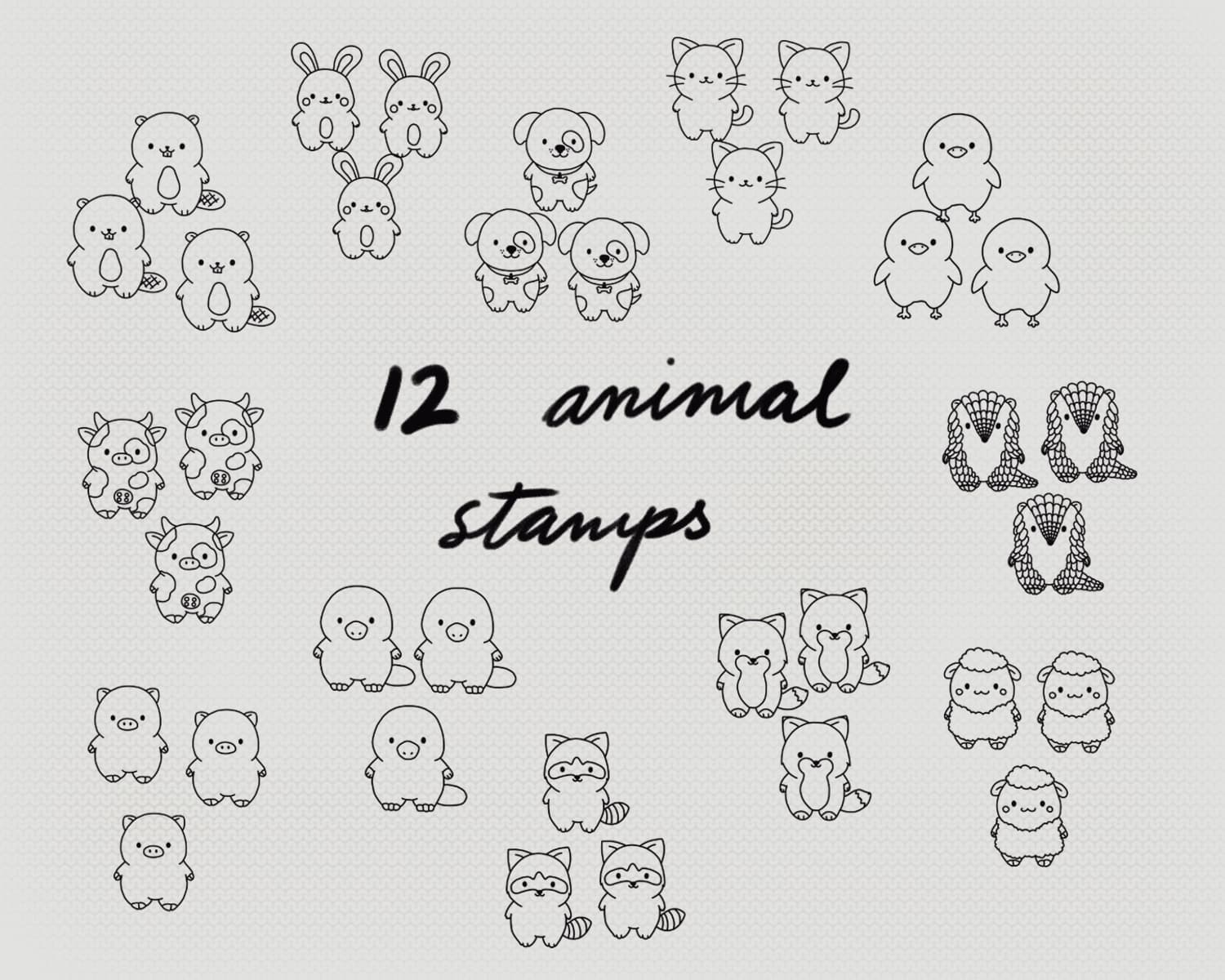 New animal themed brushes // Now for free - Brushes and Bundles - Krita ...
