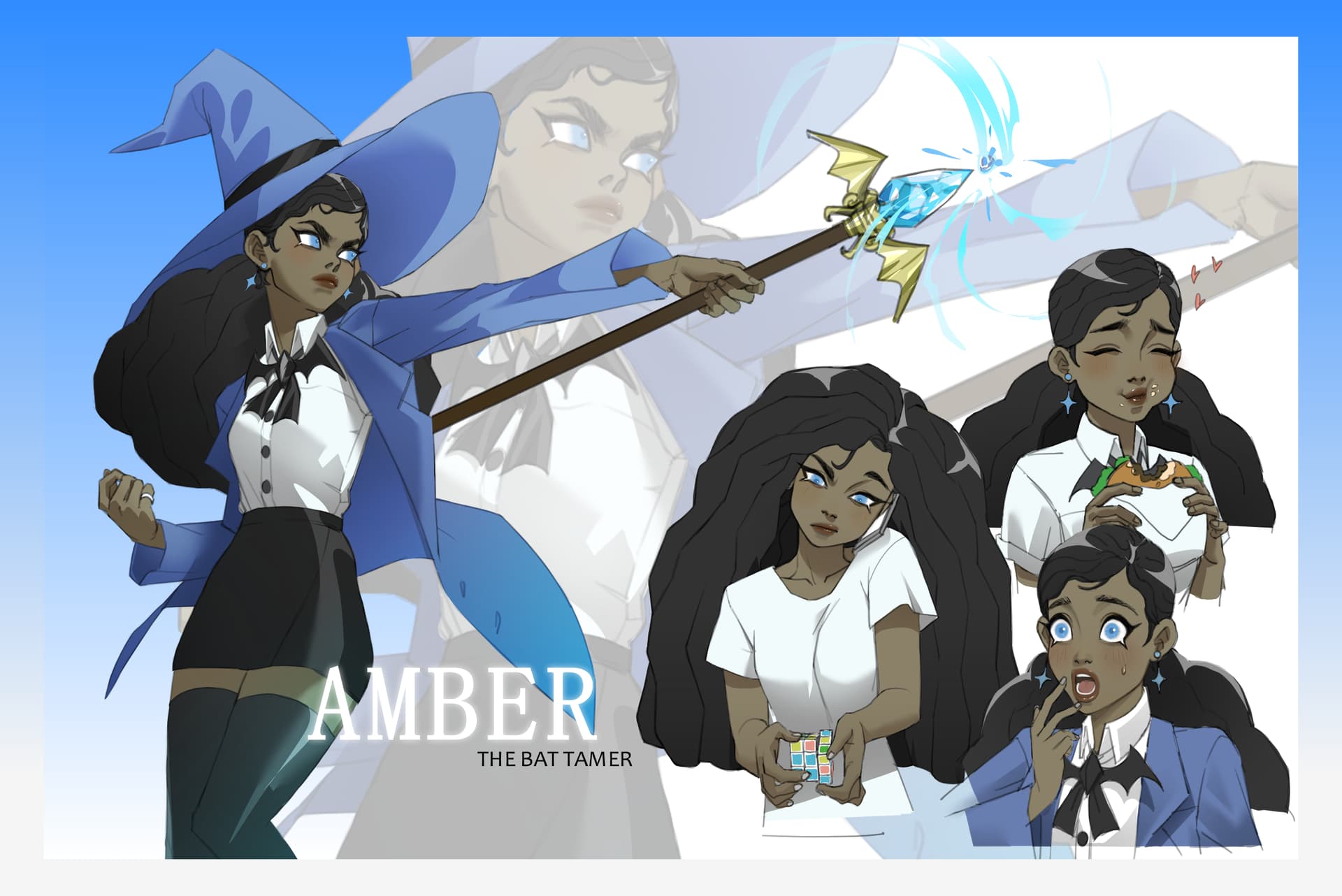 Witch OC Amber! - Finished Artworks - Krita Artists