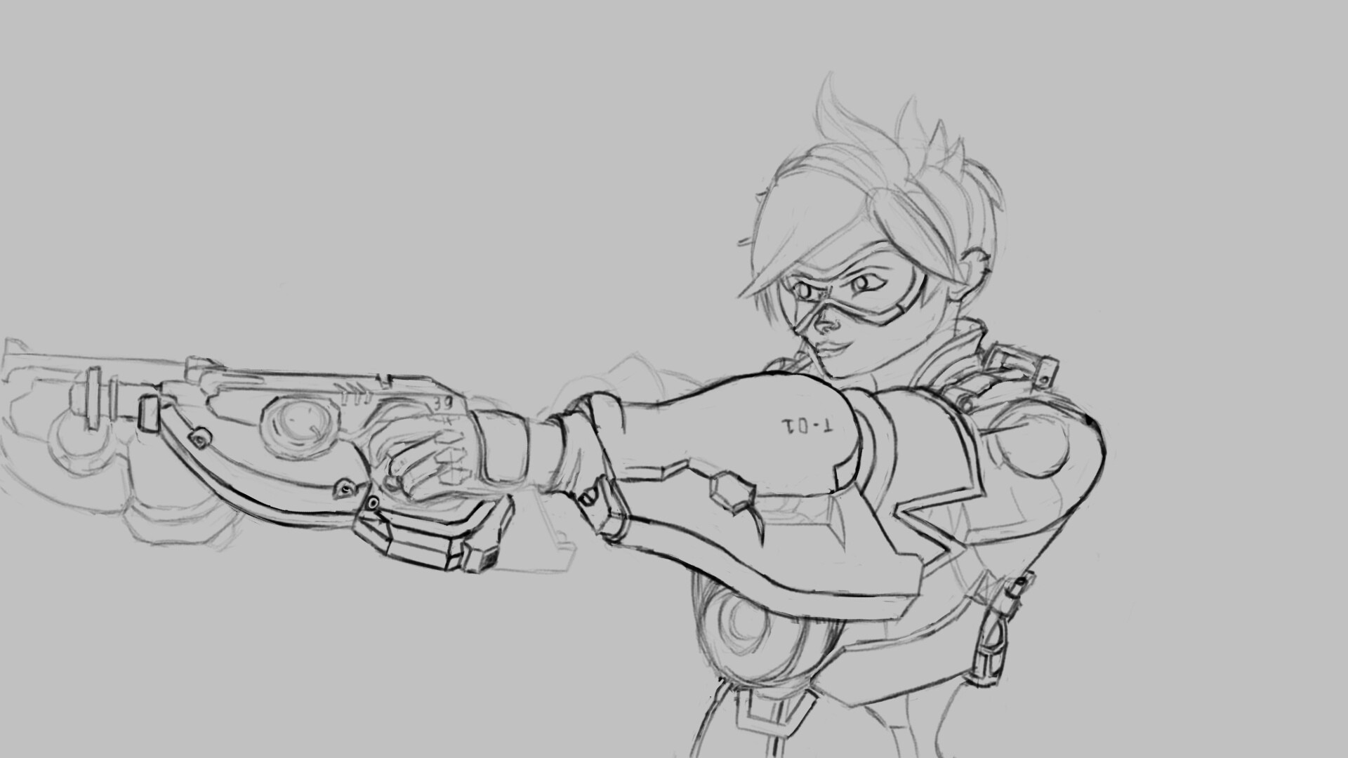 how to draw overwatch tracer