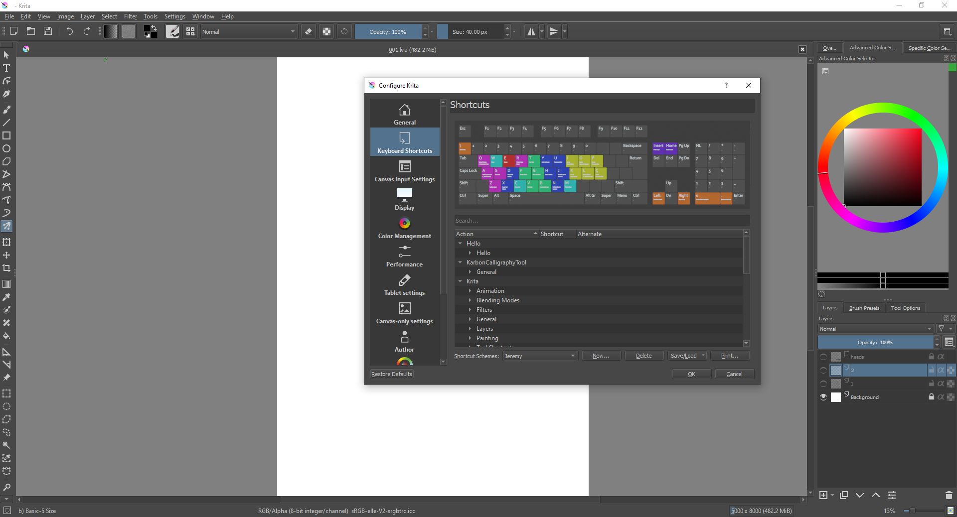 What are some good custom keyboard shortcuts to use in Krita? - General ...