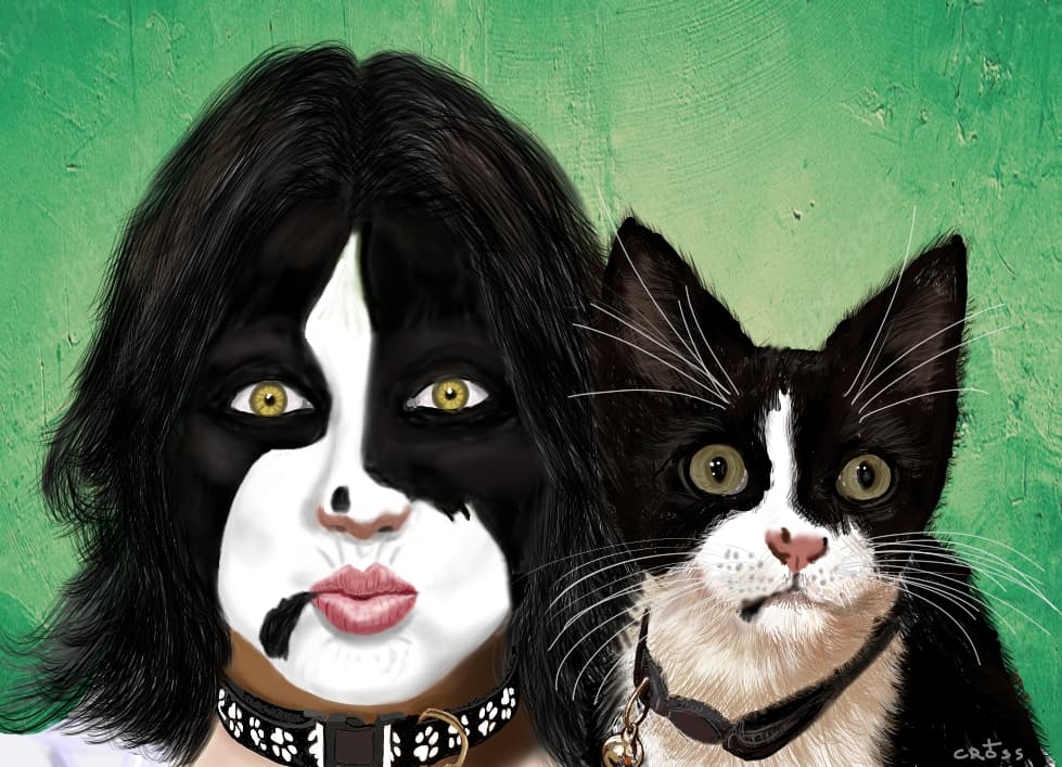Kiss Band Cat