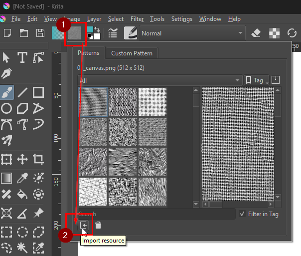 Problem with textures template - Bundles and resources help - Krita Artists