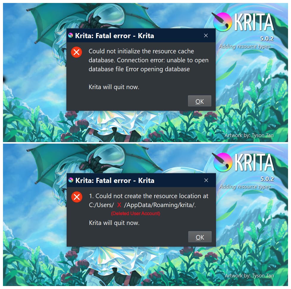 Krita Startup Error - Input Device Support - Krita Artists