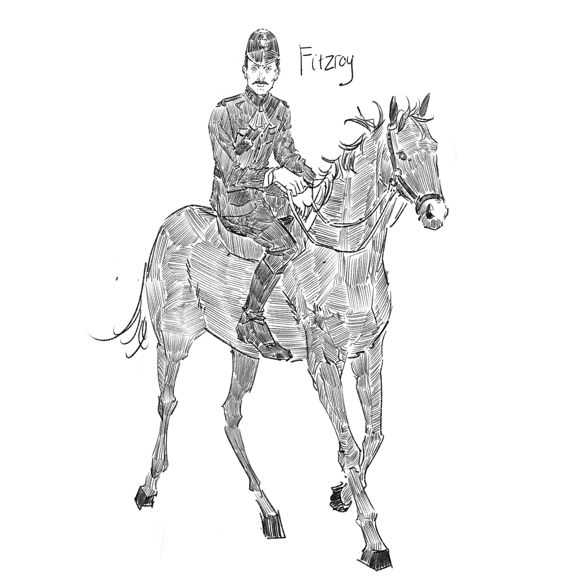 (Concept art) The cops who arrest the wild colonial boy, Kelly, Davis ...
