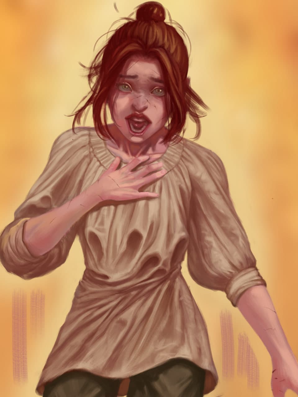 Another webtoon panel with steps - Finished Artworks - Krita Artists