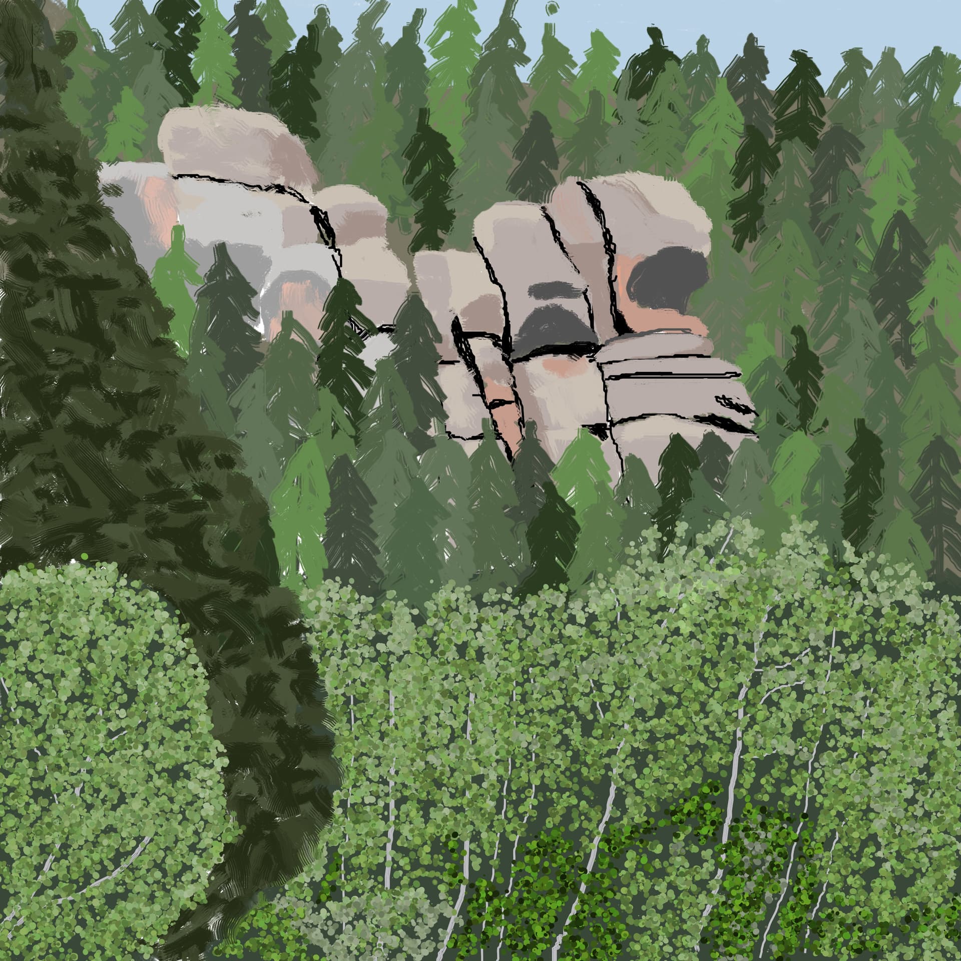 Forest Sentinel - Finished Artworks - Krita Artists