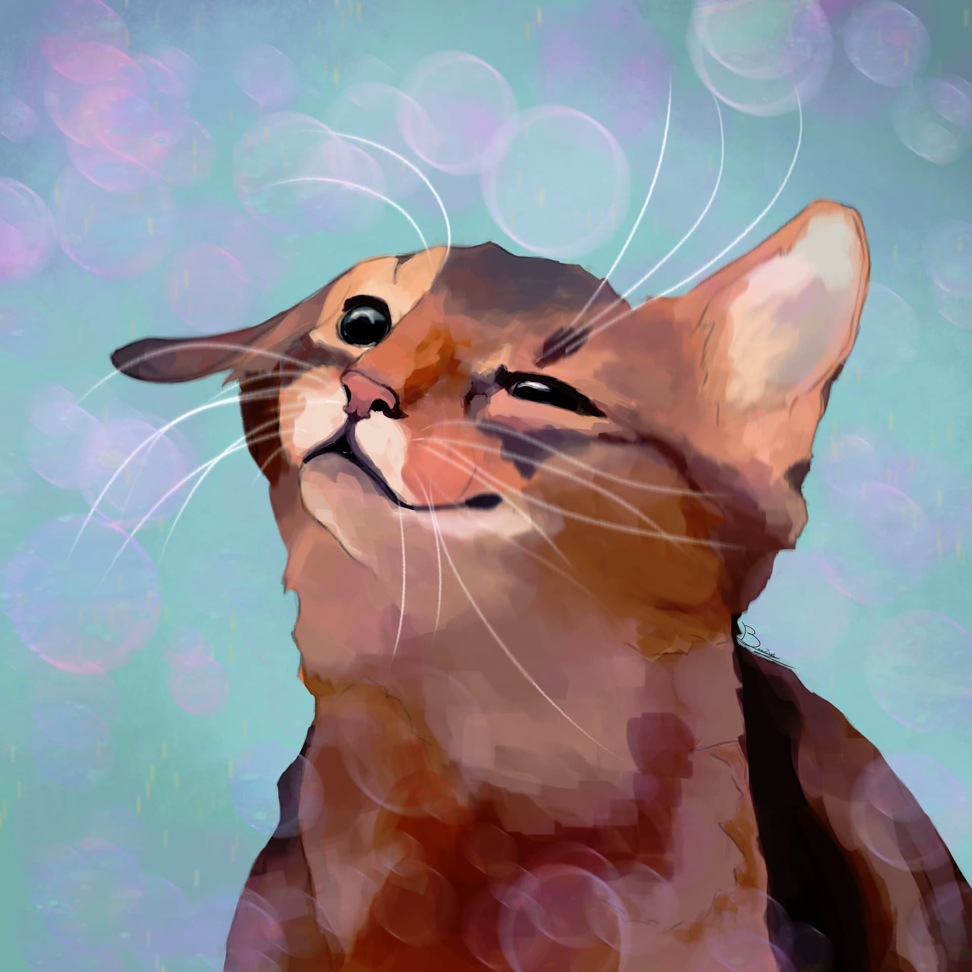 A Quick Drawing of a Cat - Finished Artworks - Krita Artists