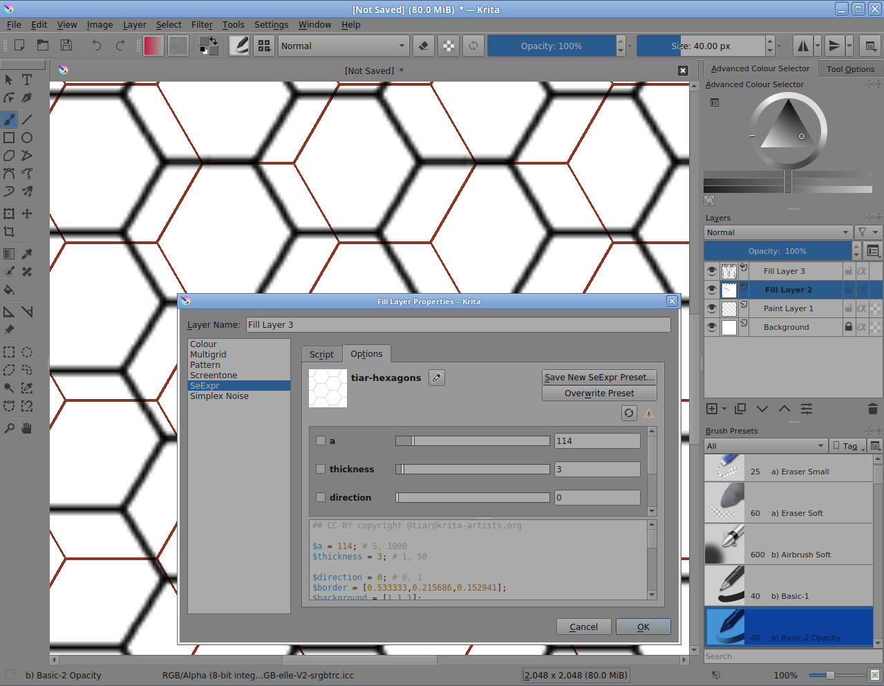 Hexagonal grid - General Questions - Krita Artists