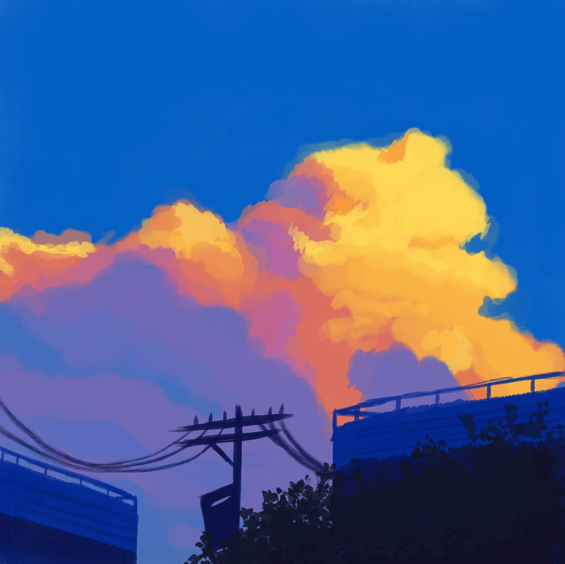 Watercolor Landscape Painting Study - Finished Artworks - Krita Artists