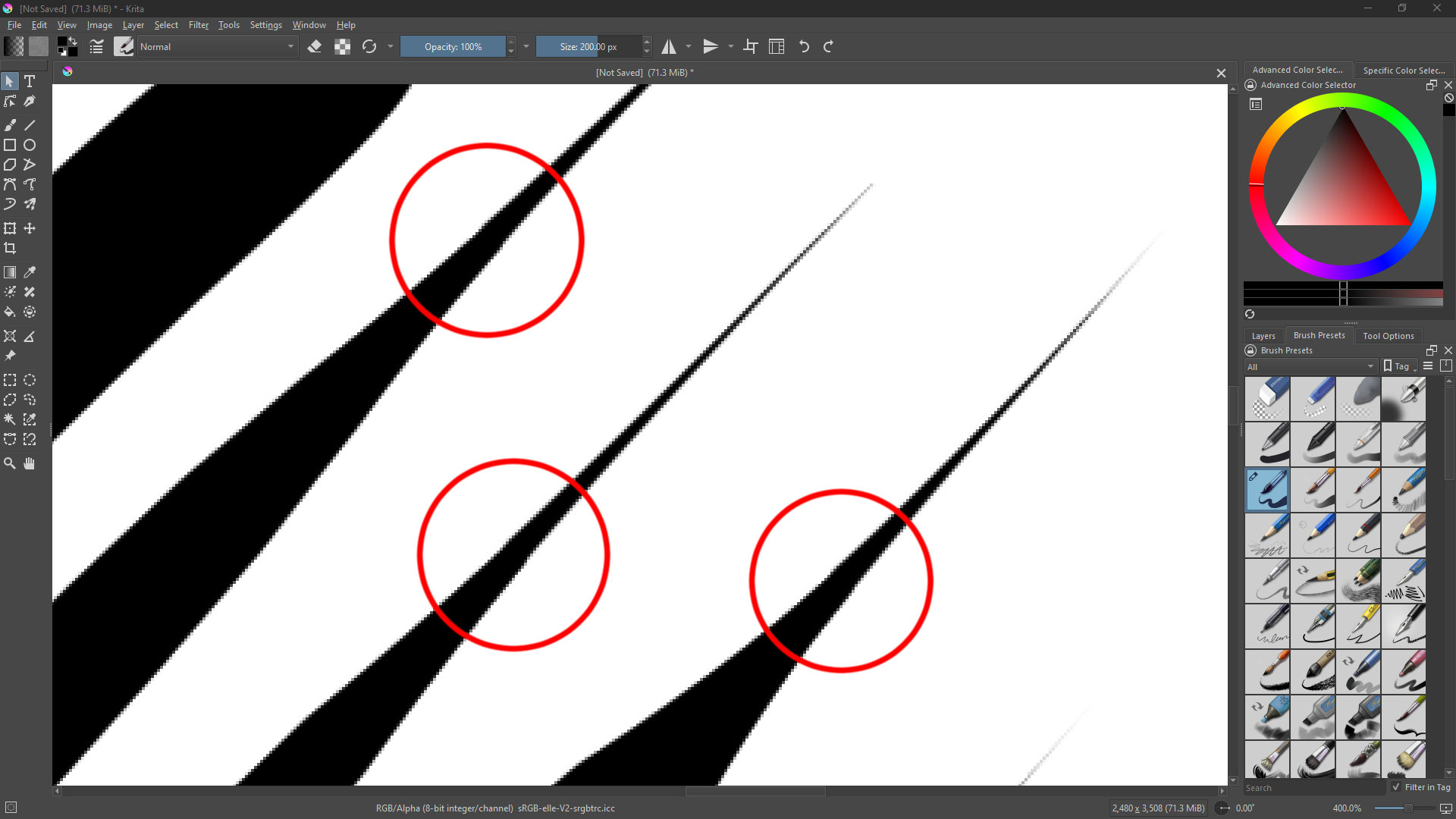 XPPen Artist 10 2nd - brushstroke help - Input Device Support - Krita Artists