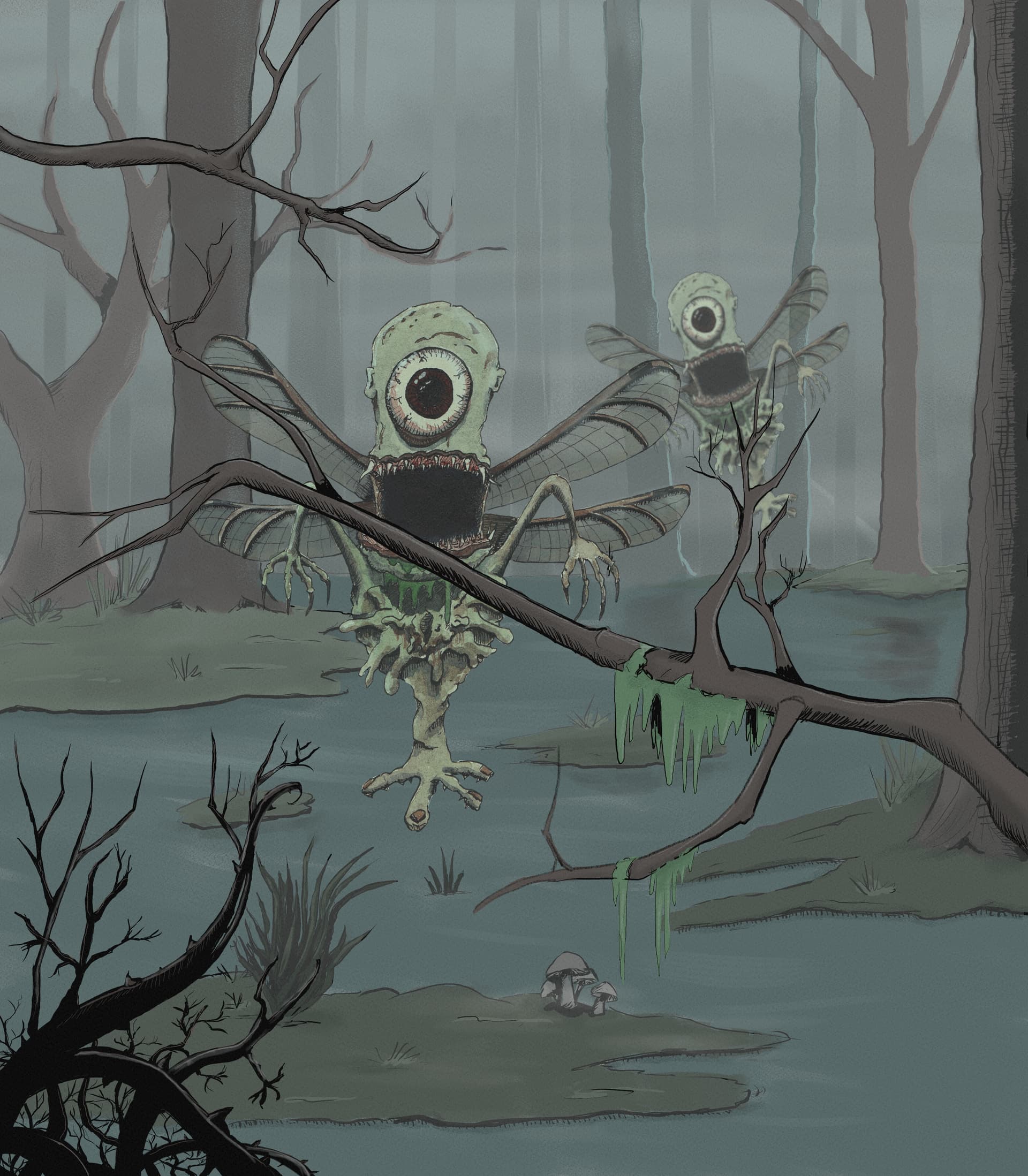 Swamp creatures - Finished Artworks - Krita Artists