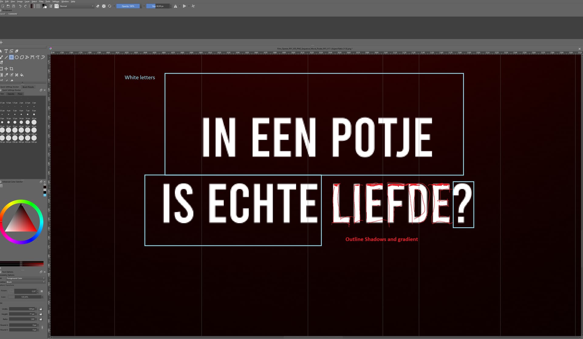 Masking Individual Letters General ions Krita Artists
