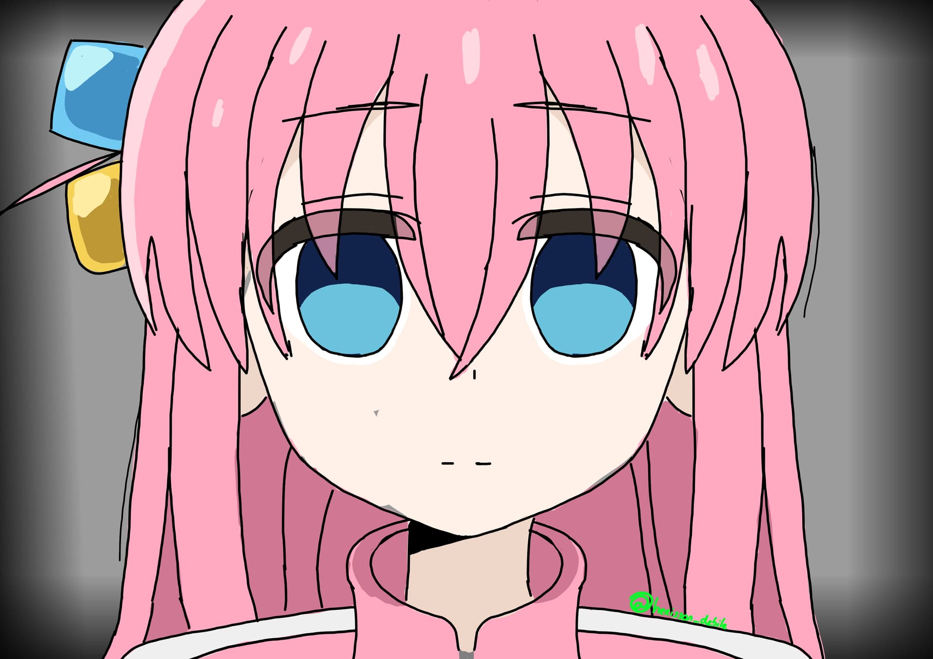 A quick draw of Bocchi - Finished Artworks - Krita Artists