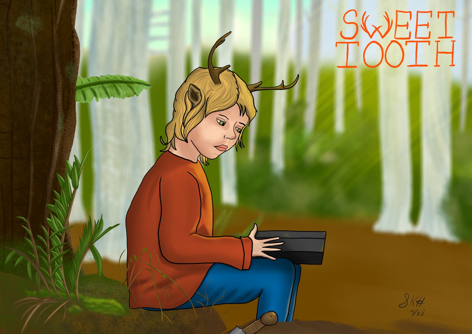 Sweet Tooth Fan Art - Finished Artworks - Krita Artists