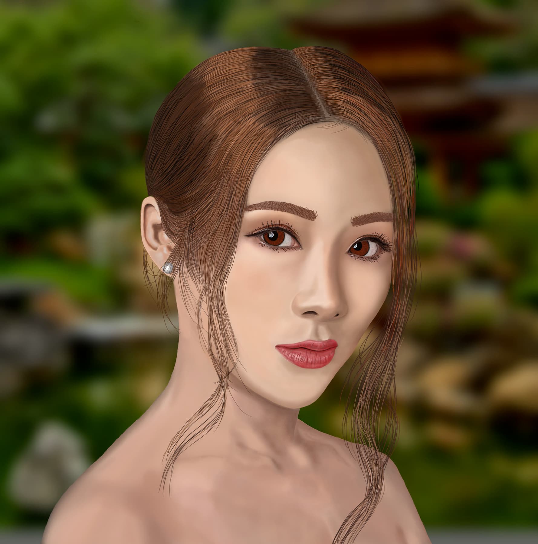 Completed Portrait Painting Done in Krita - Finished Artworks - Krita ...