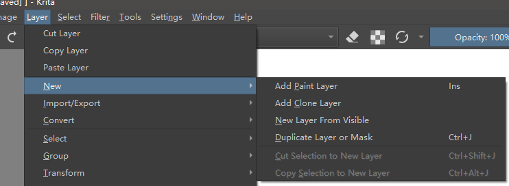 Please add the missing items in the Layer-New menu - Feature Requests ...