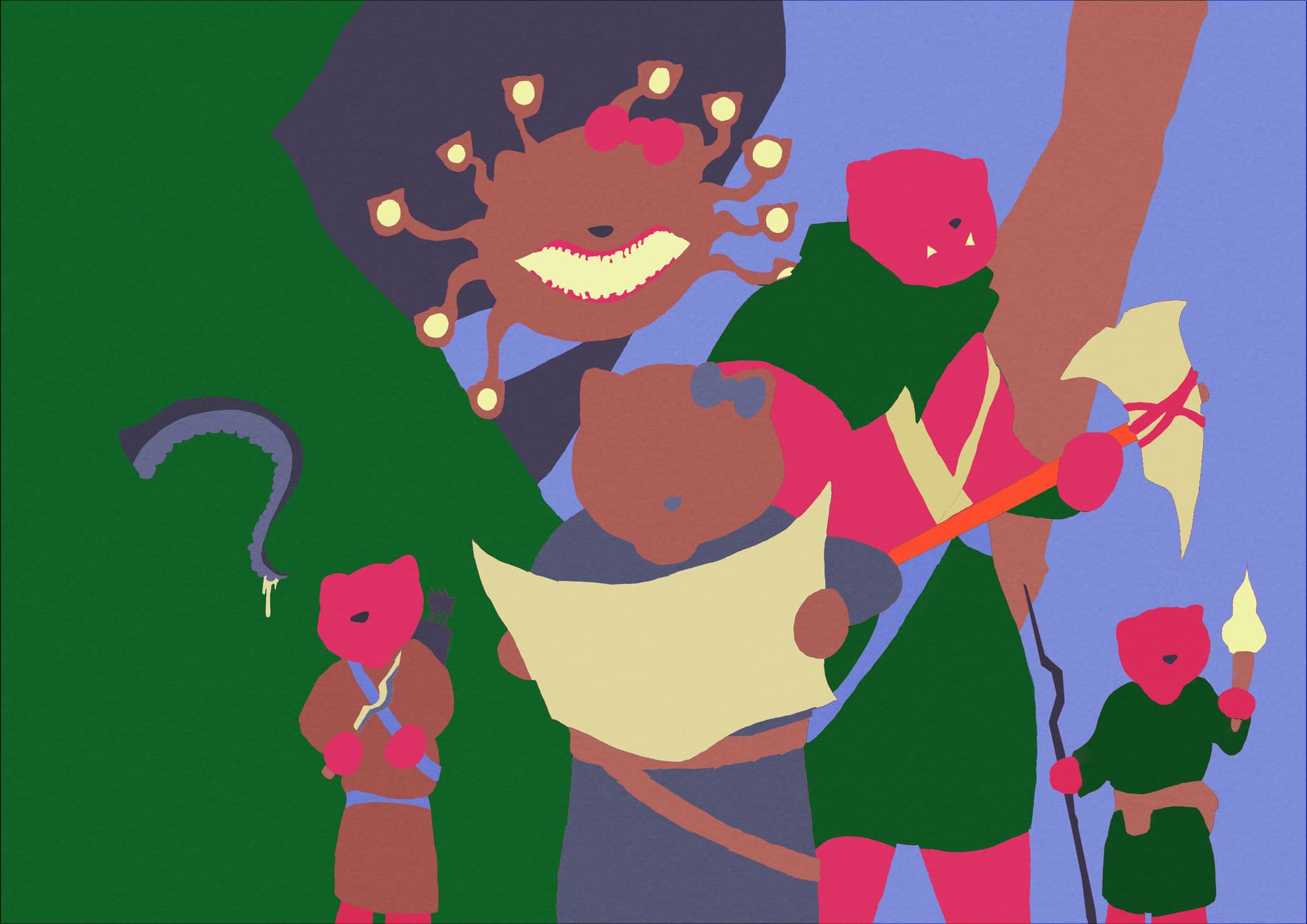 Hello Kitty Dungeons & Dragons - WIP - Work In Progress - Krita Artists
