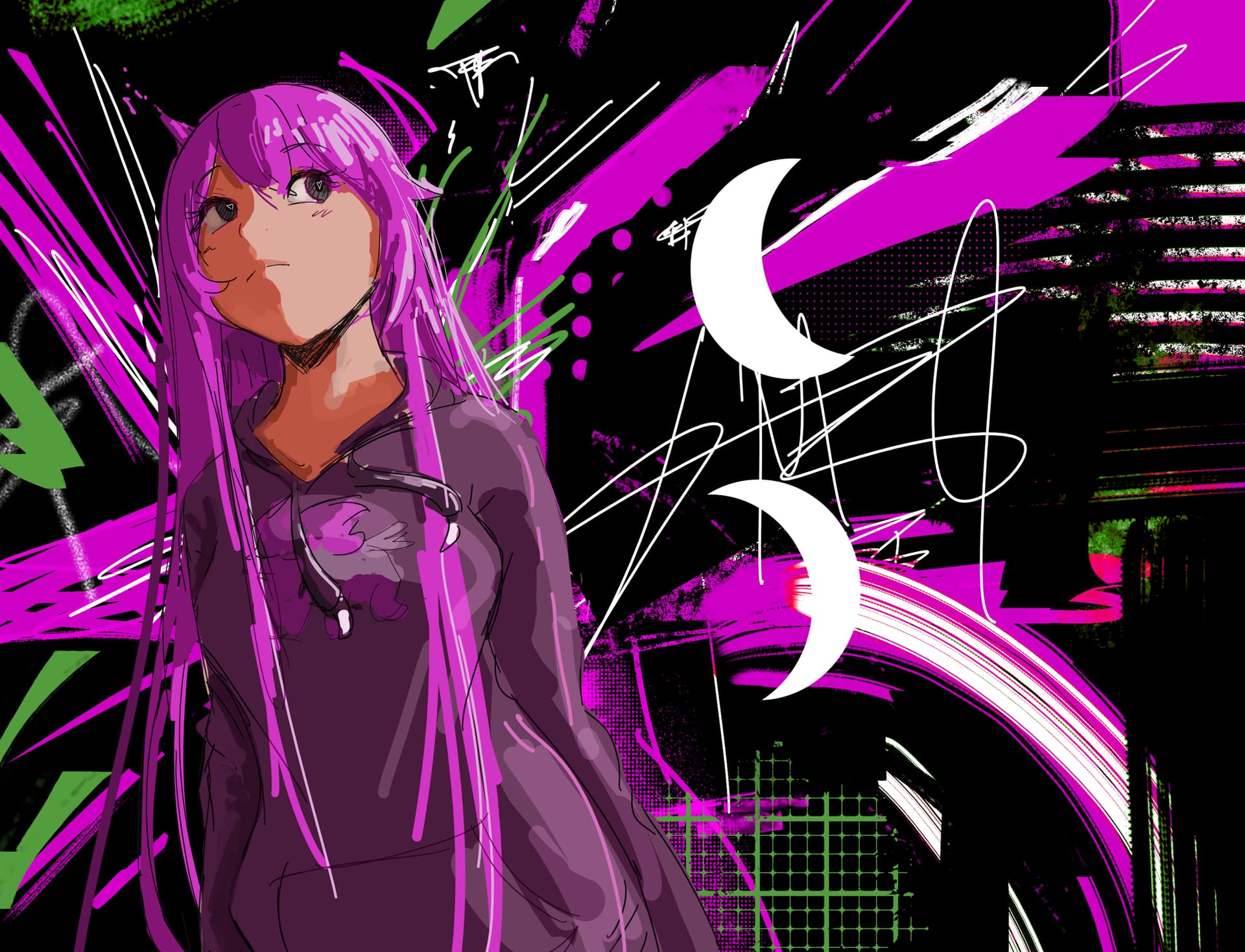 A fanart I made for a user called Pointless, it's his OC - Finished ...