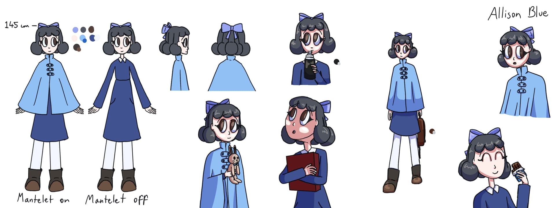 Little Miss Allison Blue 2024 version reference sheets - Finished ...