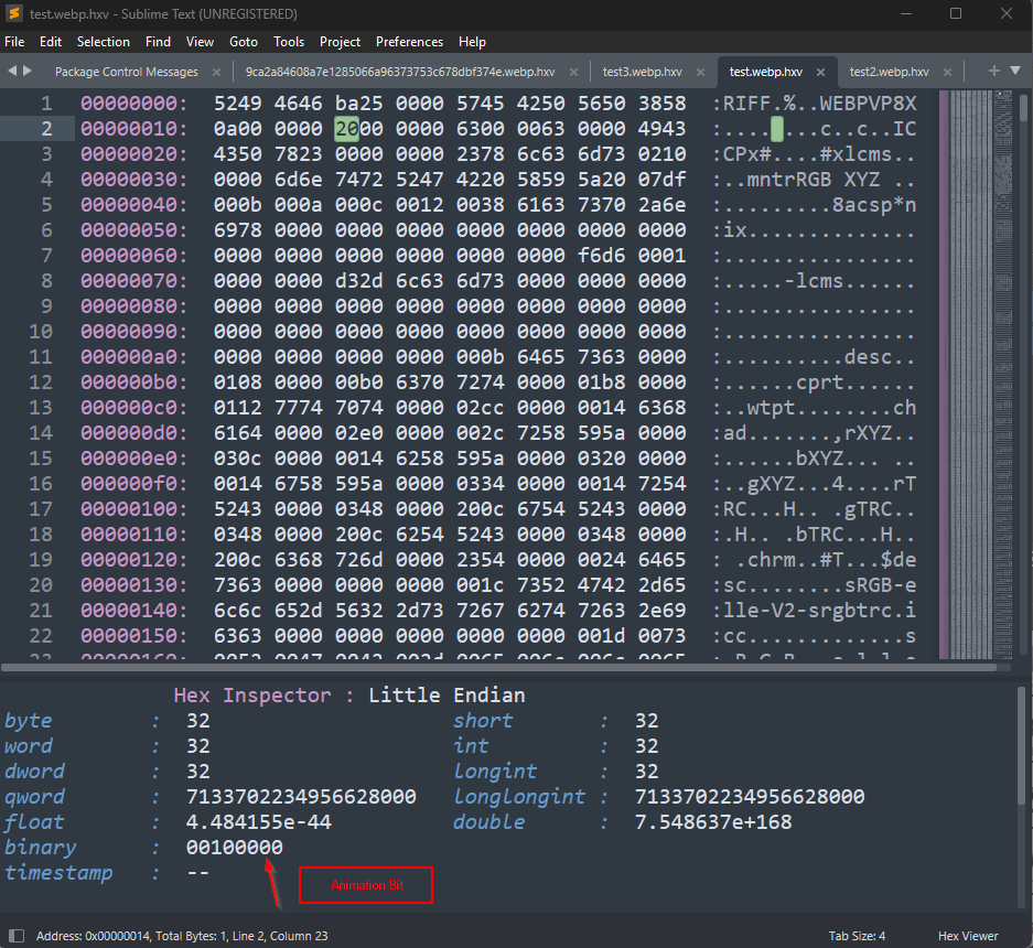 Exporting complex webp (using Filter Mask) exports an animated webp ...