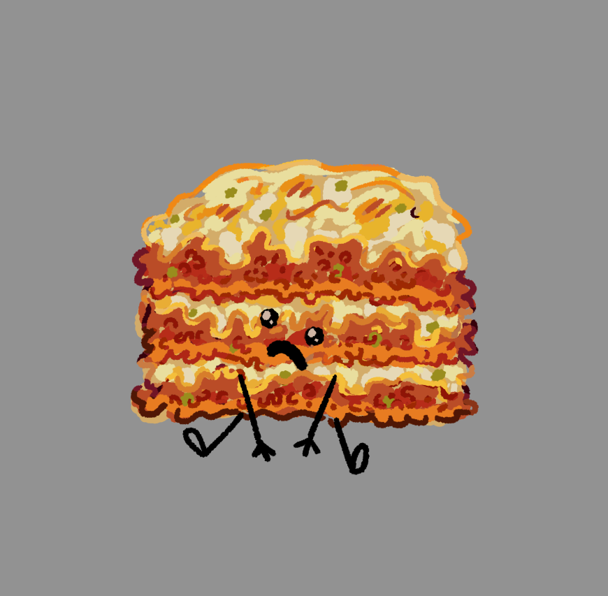 Sad lasagna - Finished Artworks - Krita Artists