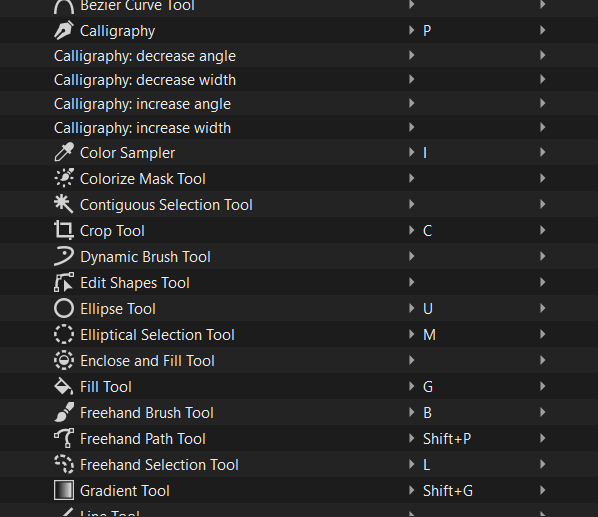 Photoshop hotkeys (keybinding\Photoshop hotkeys) - Resources - Krita ...