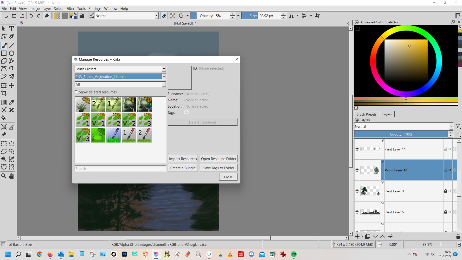 Remove bundle - Basics & Interface - Krita Artists