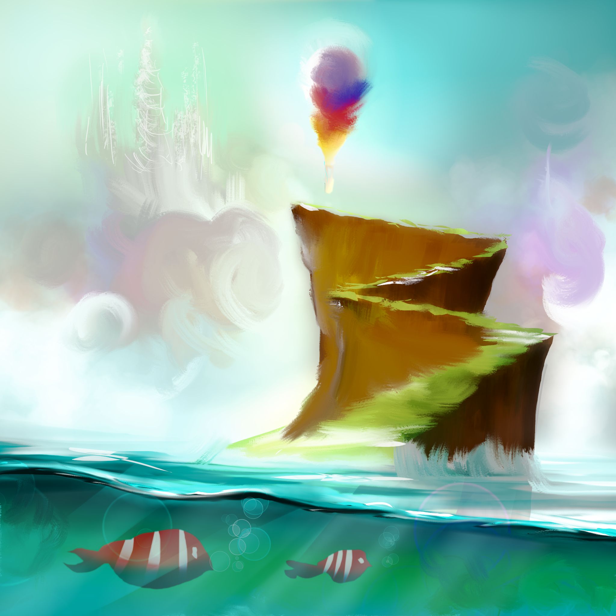 Simple fantasy sketch - Finished Artworks - Krita Artists