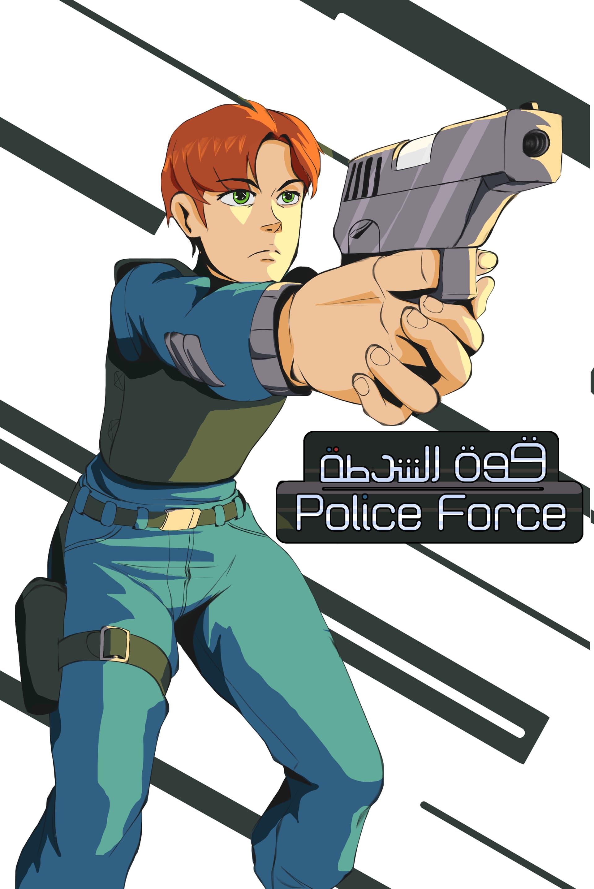 Police girl - Finished Artworks - Krita Artists