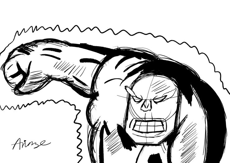 About to Punch - sketchbook - Krita Artists