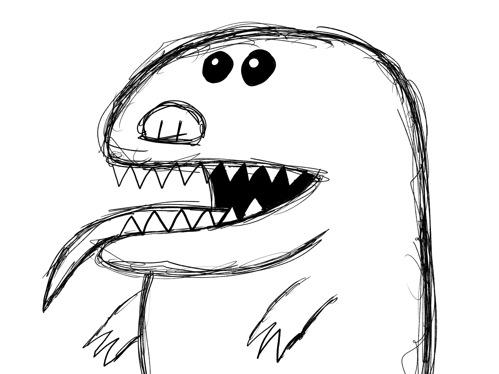 Creature Doodle - sketchbook - Krita Artists