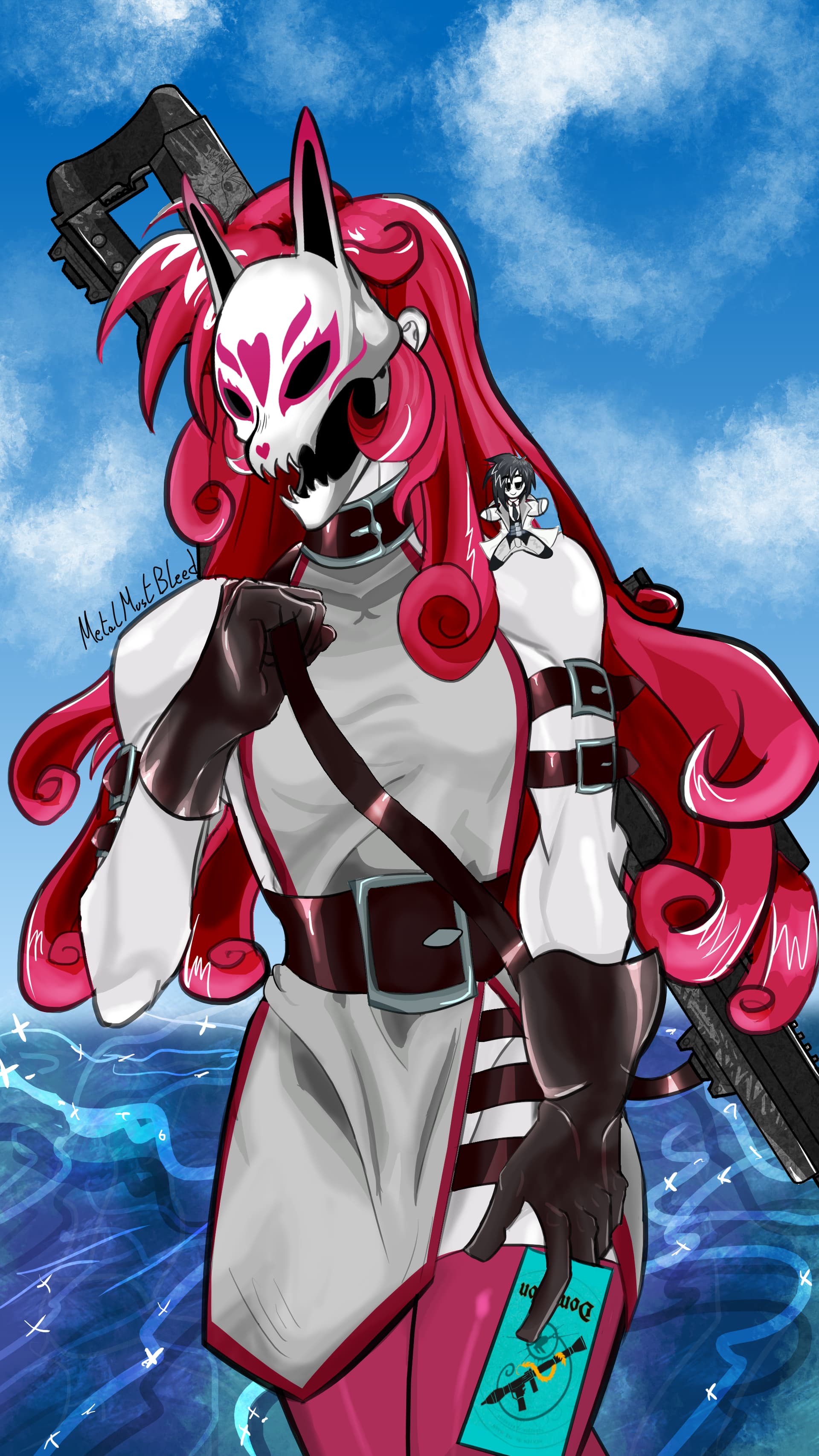 Red [Neon White] - Finished Artworks - Krita Artists