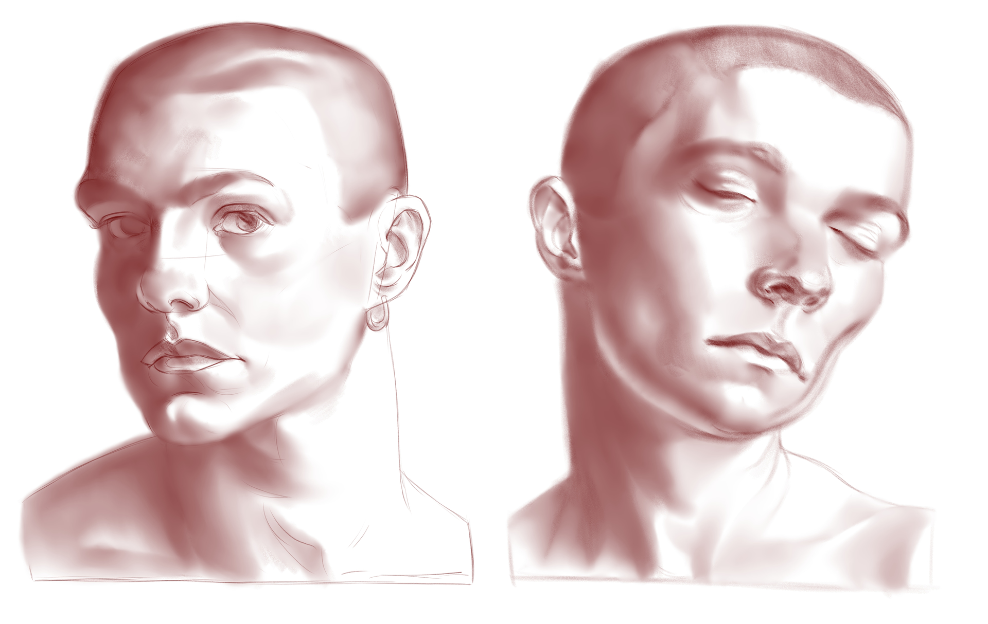 Shading Practice - sketchbook - Krita Artists