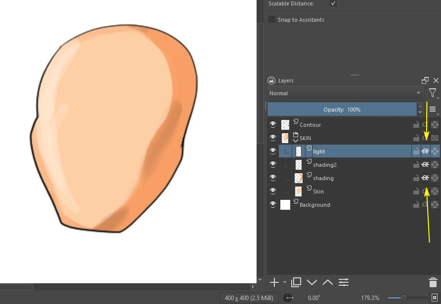 Color Mask in One Area - General Questions - Krita Artists