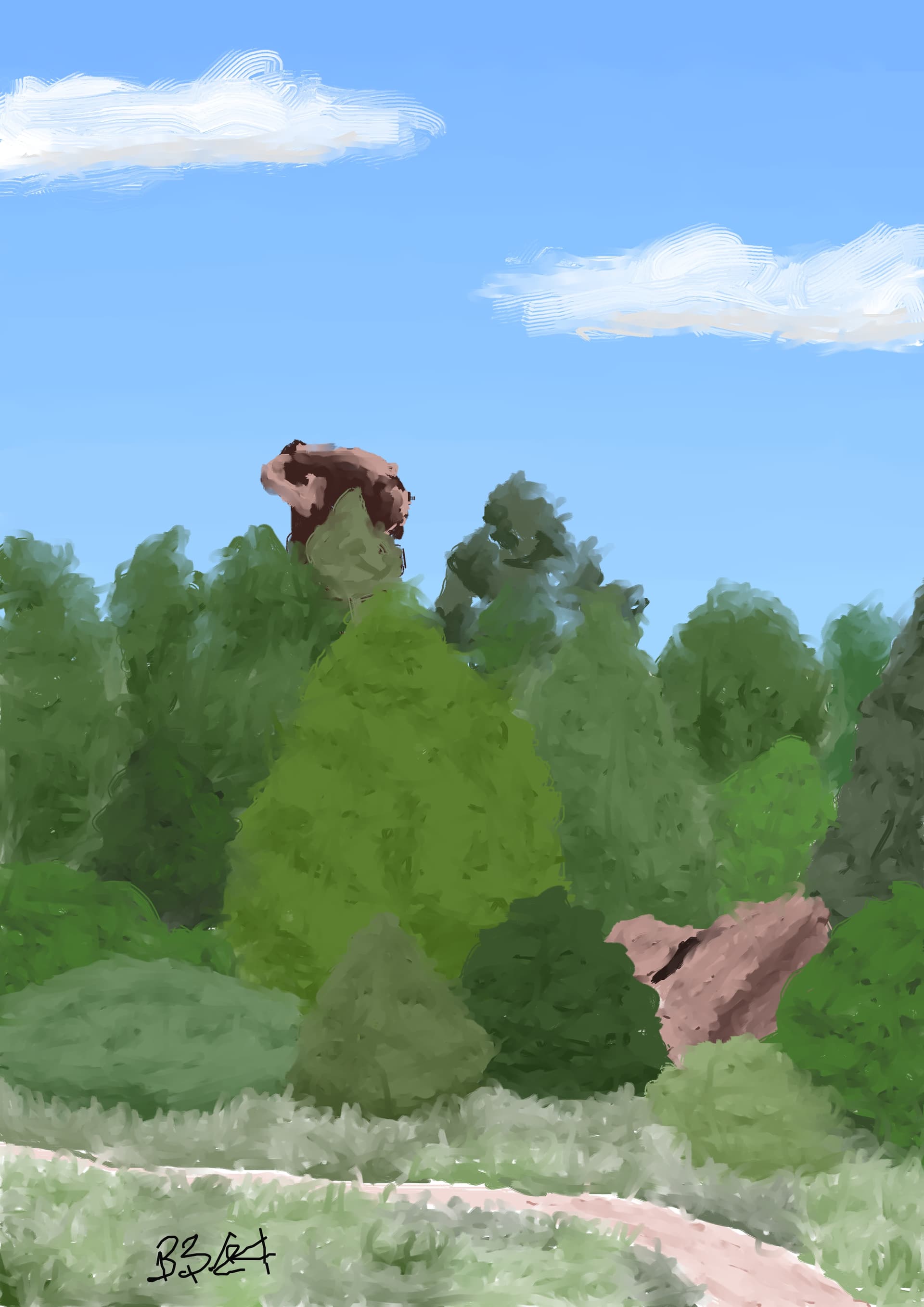 In The Park - Finished Artworks - Krita Artists