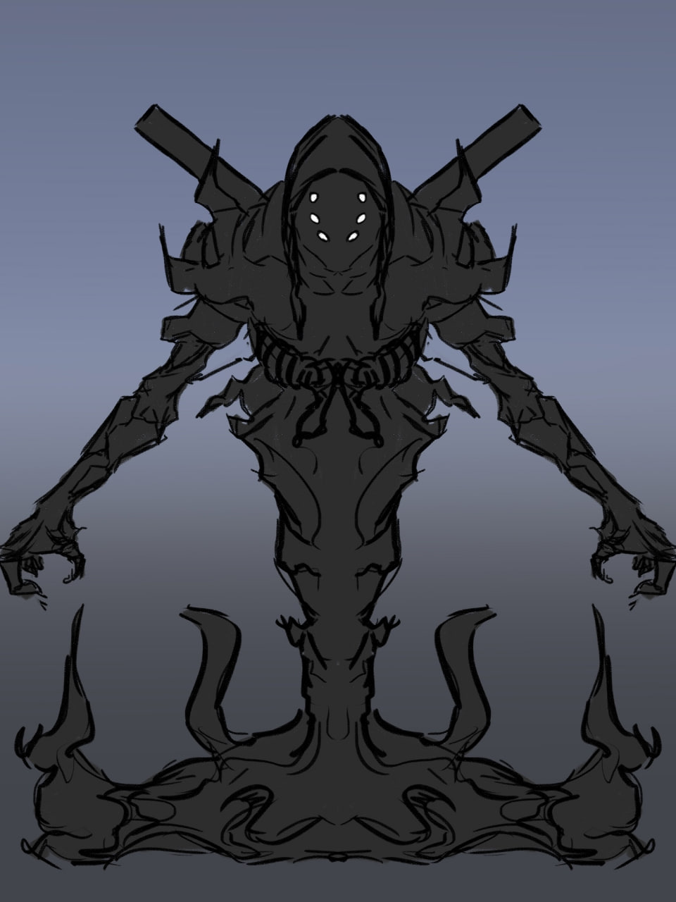 Shadow Monster Concept Art