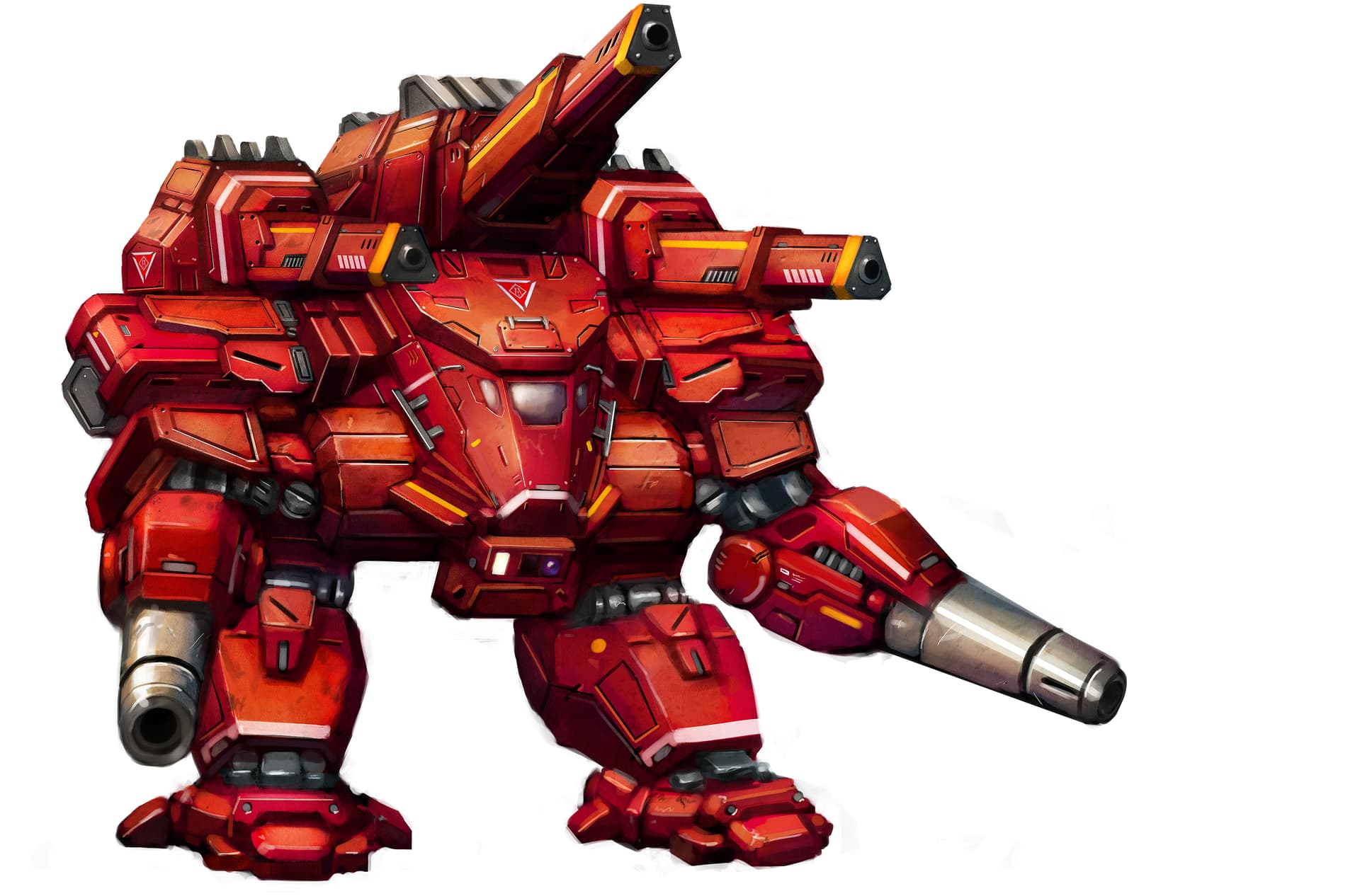 Red_mech - Finished Artworks - Krita Artists