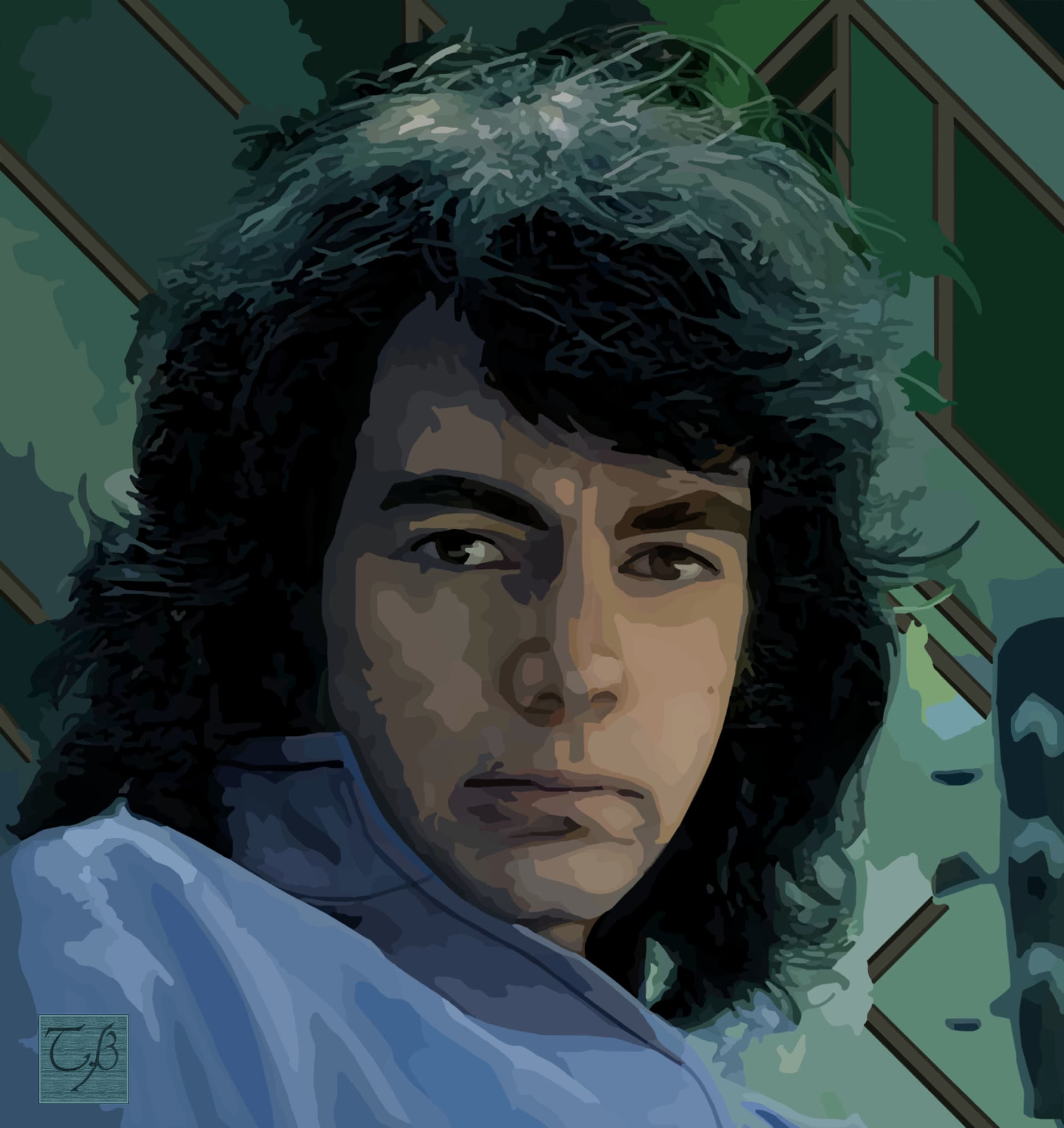 'Song Sung Blue' Portrait of Neil Diamond (Dedicated to my mother, who ...