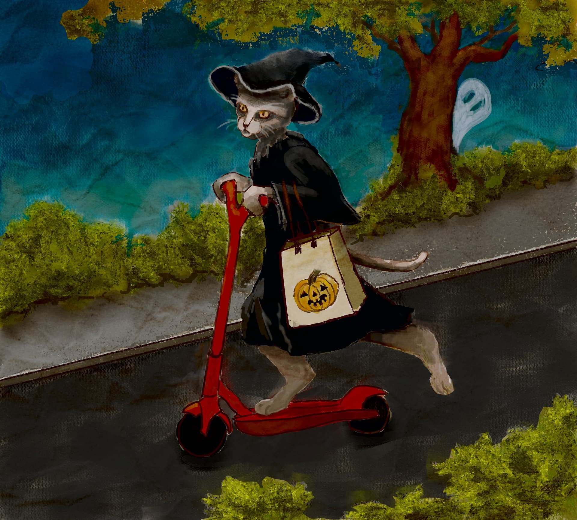 Monthly Art Challenge – October 2023 – Halloween / Autumn - #95 by sooz ...