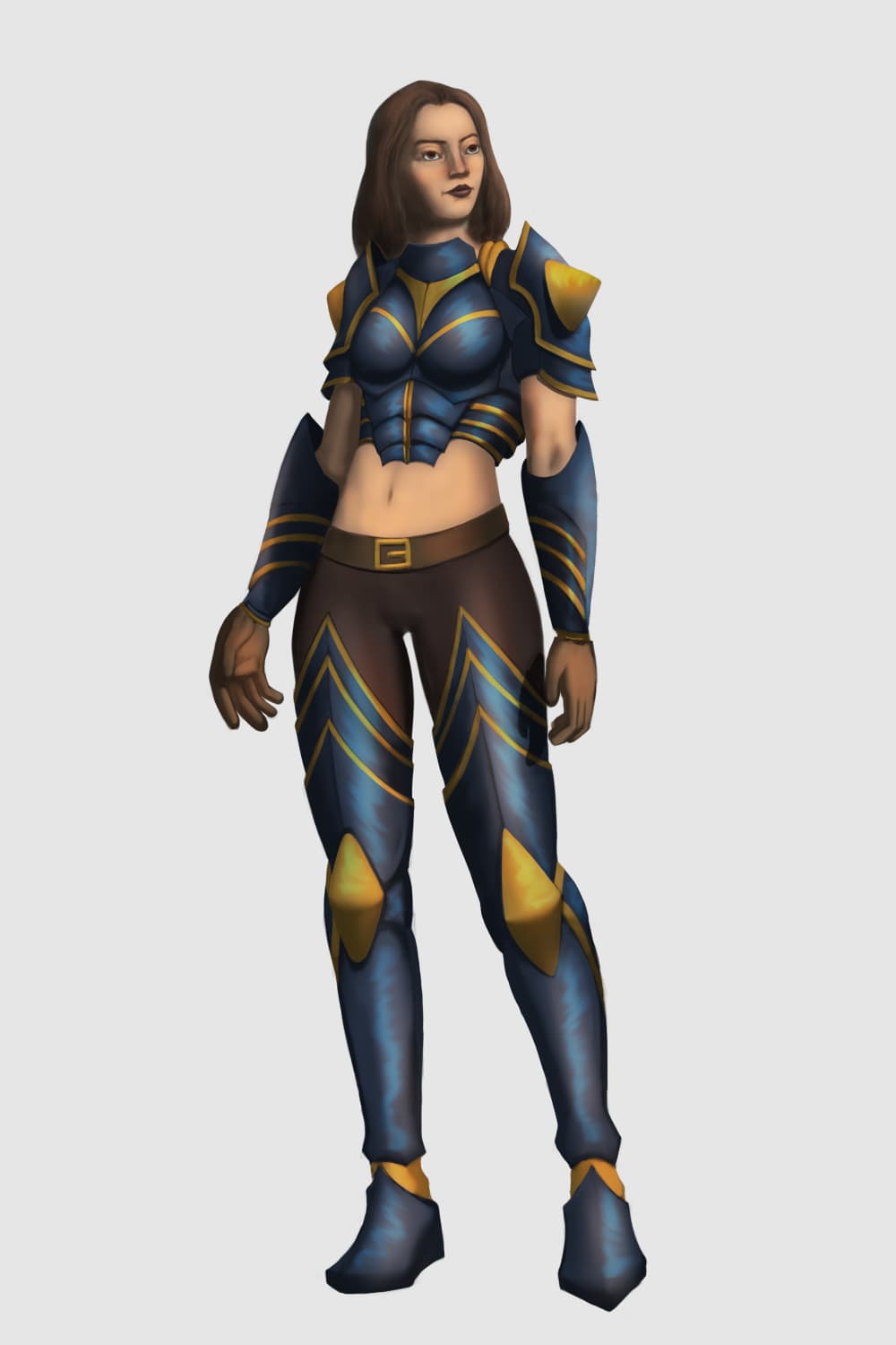 Armoured character - Finished Artworks - Krita Artists